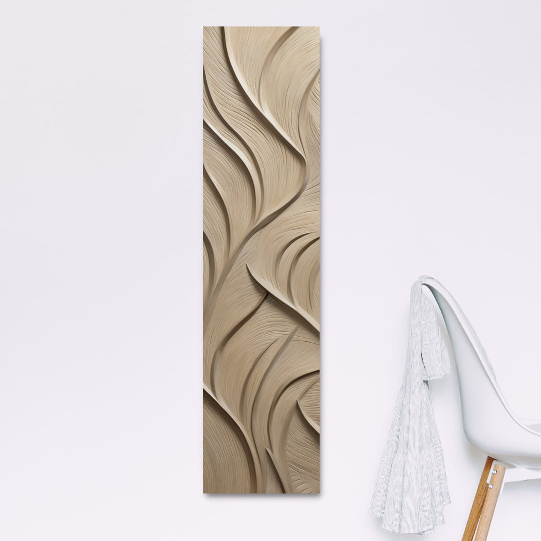 Long Narrow Wall Art, Tall Narrow Wall Art, Vertical Wall Art, Long ...