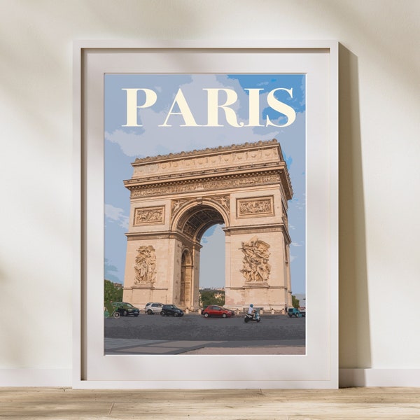 Arc De Triomphe Poster - Etsy