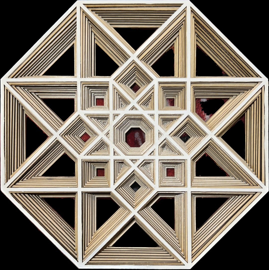 10 Layered Hypercube Design SVG File - Etsy