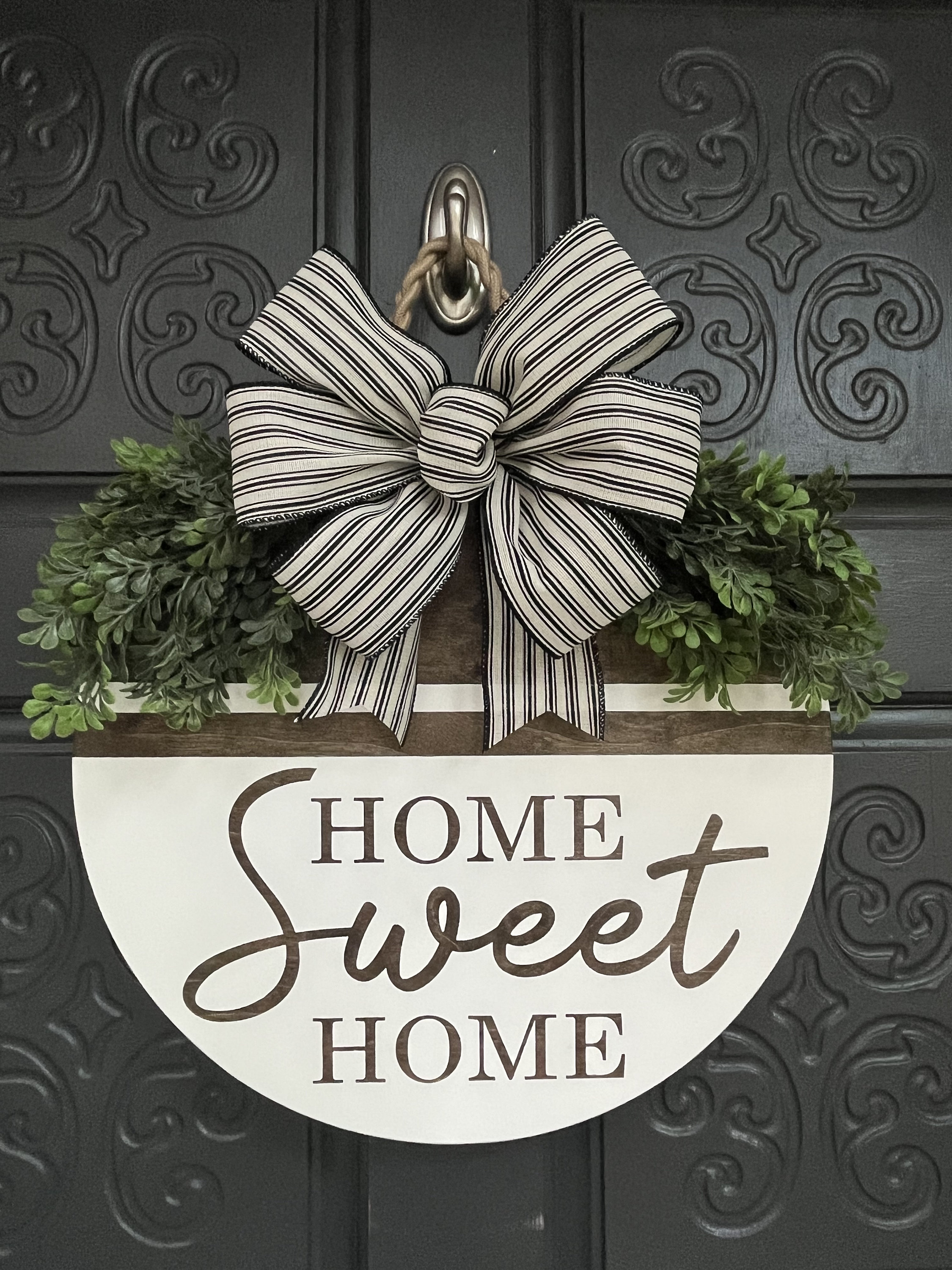 Door Decor | Front Door | Door Sign | Home Sweet Home - Etsy