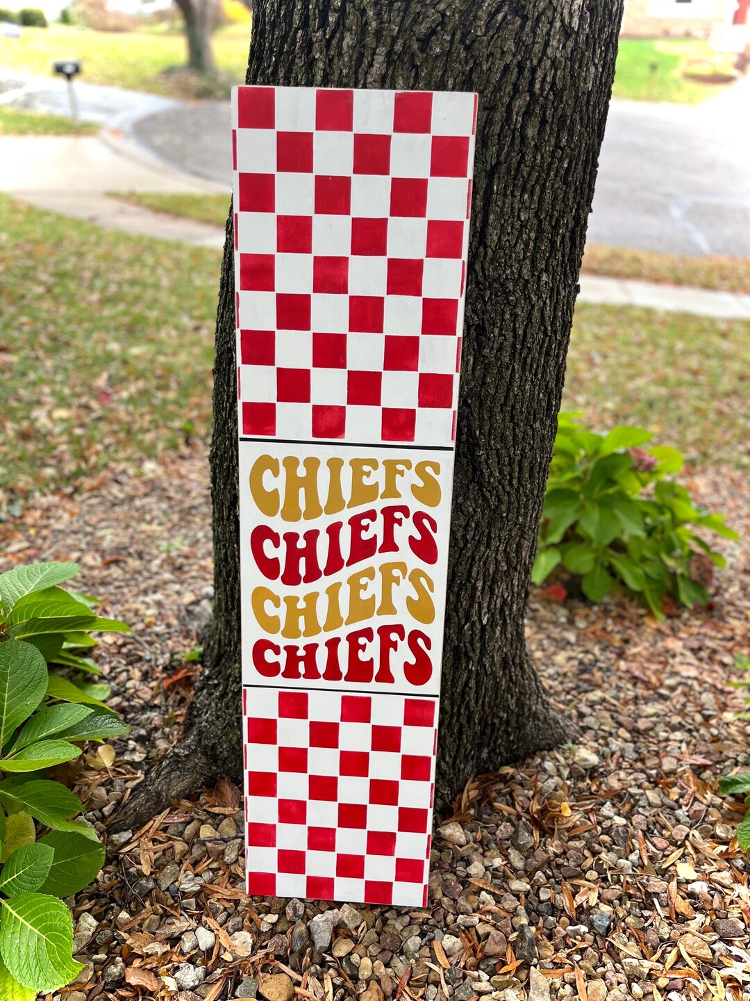 Porch Decor | Porch Leaner | Porch Sign | Wood Sign | Checkered ...