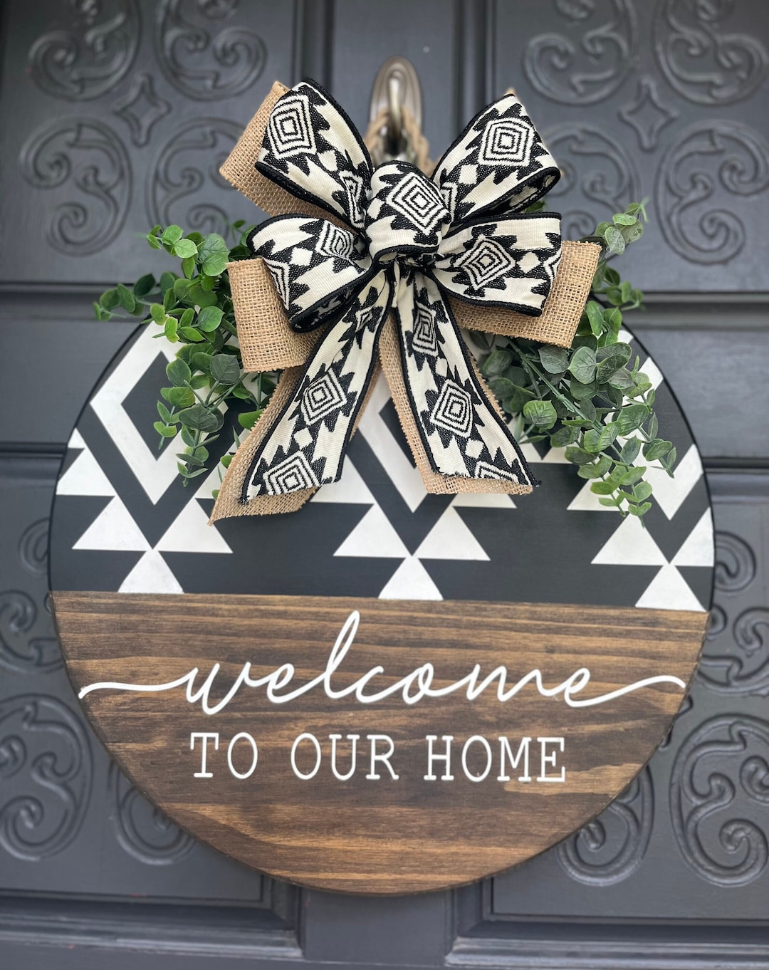 Door Decor | Front Door | Door Sign | Welcome | Boho - Etsy