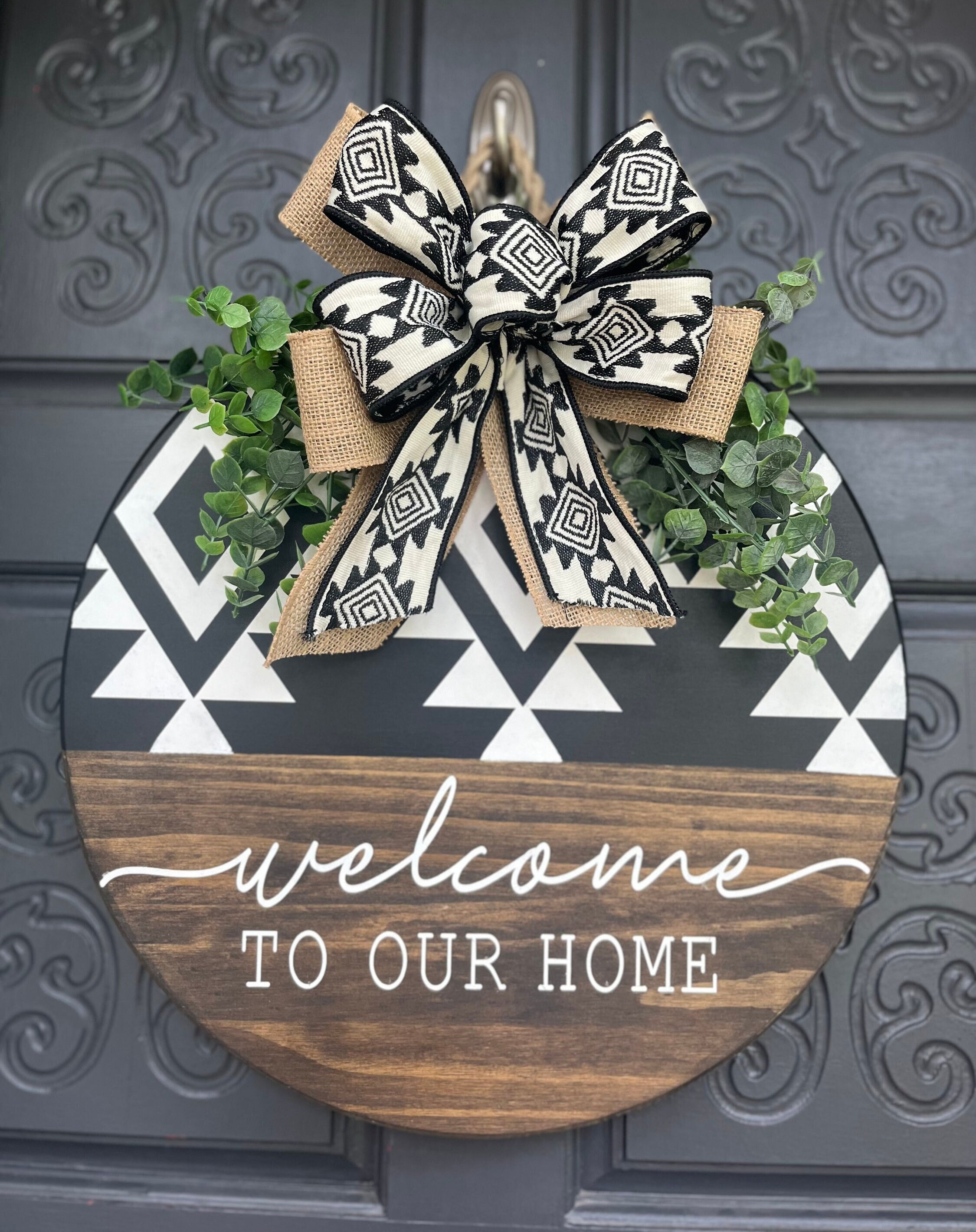 Door Decor | Front Door | Door Sign | Welcome | Boho - Etsy