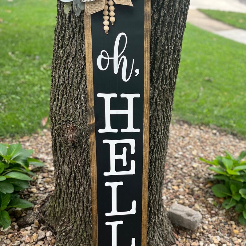 Oh Hello Sign - Etsy