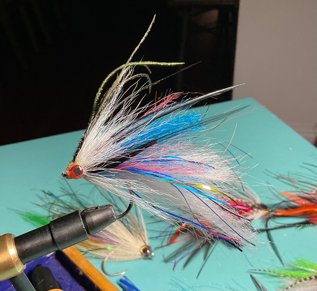 Tarpon Blue Snow Cone Fly - Etsy
