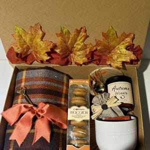 Fall Warm and Cozy Gift Box for Friends, Family, and Colleagues. Give a ...