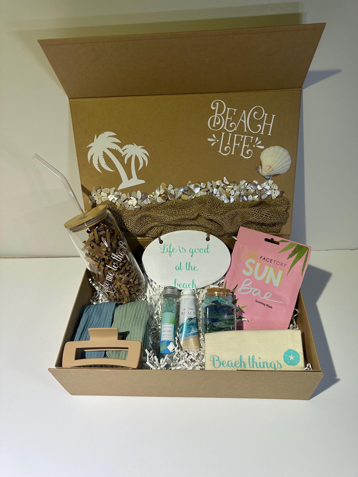 Beach Theme Gift Box for Friends, Family, Colleagues. Give a Summer ...