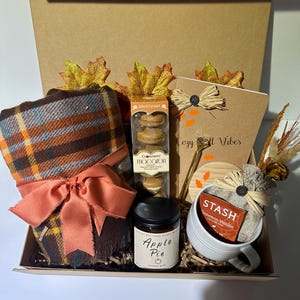 Fall Warm and Cozy Gift Box for Friends, Family, and Colleagues. Give a ...