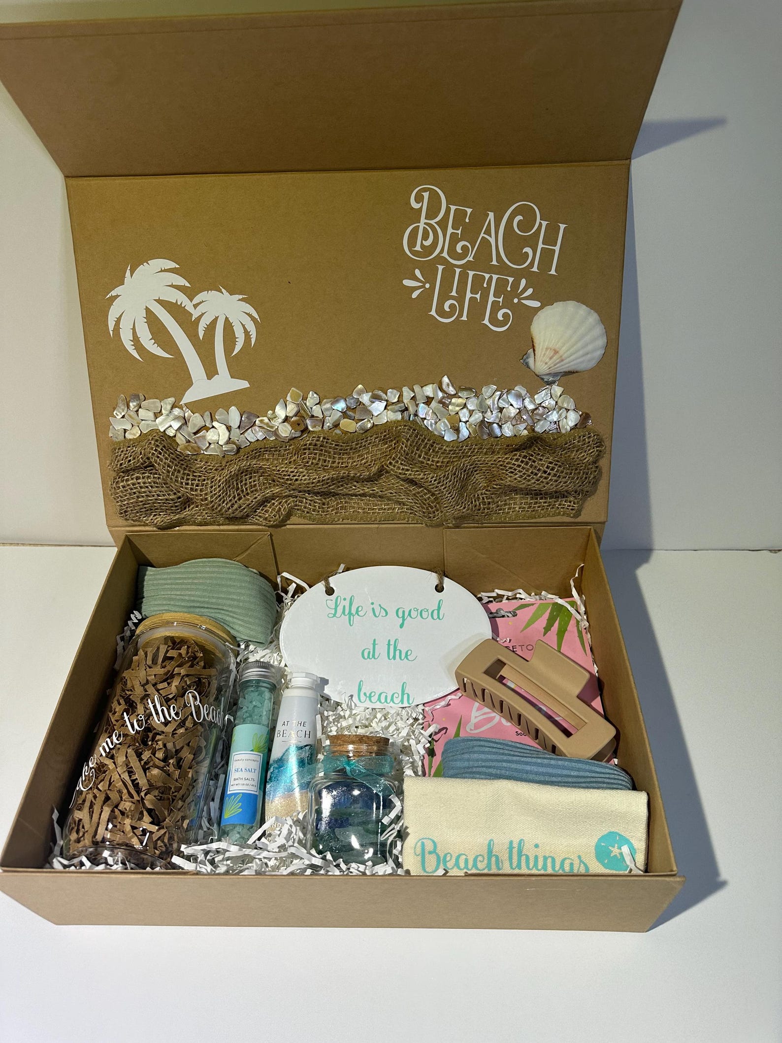 Beach Theme Gift Box for Friends, Family, Colleagues. Give a Summer ...