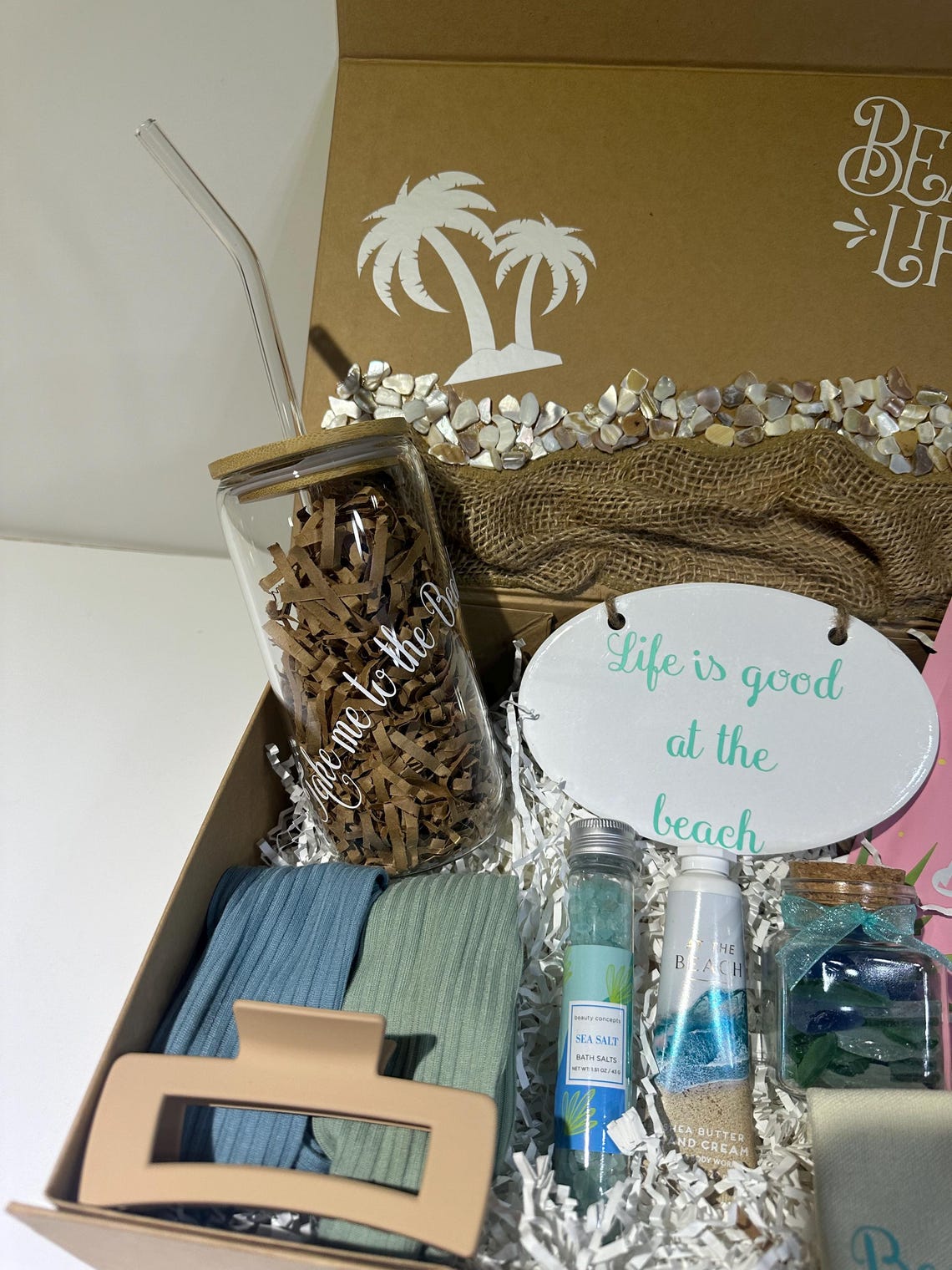 Beach Theme Gift Box for Friends, Family, Colleagues. Give a Summer ...