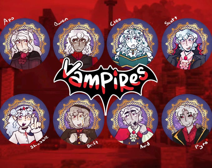 Vampires Smp PINS! - Etsy
