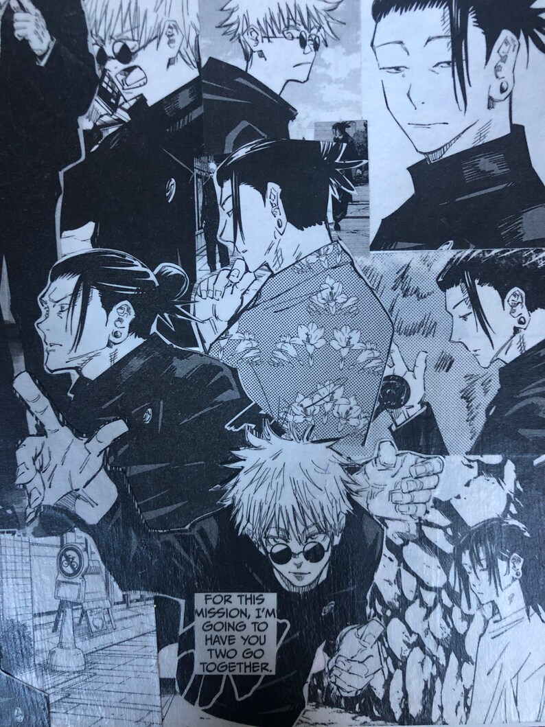 Jujutsu Kaisen Gojo and Suguru Collage - Etsy