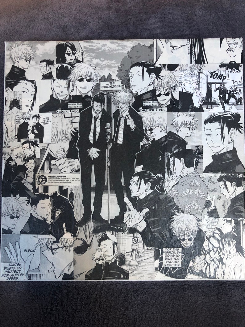 Jujutsu Kaisen Gojo and Suguru Collage - Etsy
