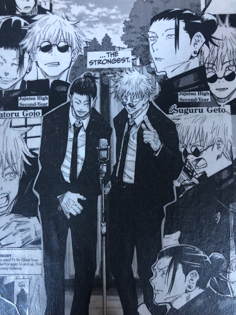 Jujutsu Kaisen Gojo and Suguru Collage - Etsy