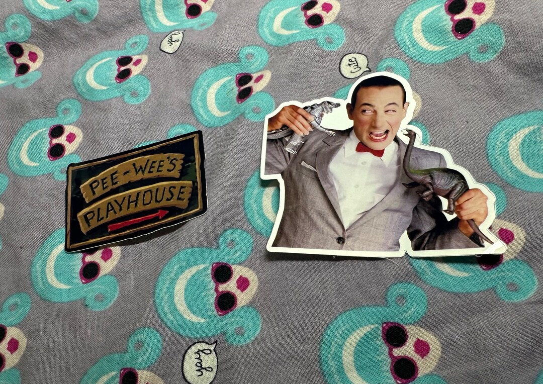 Peewee’s Playhouse Sticker Pack - Etsy