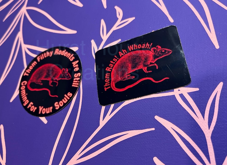 Ghost Rats! Sticker - Etsy