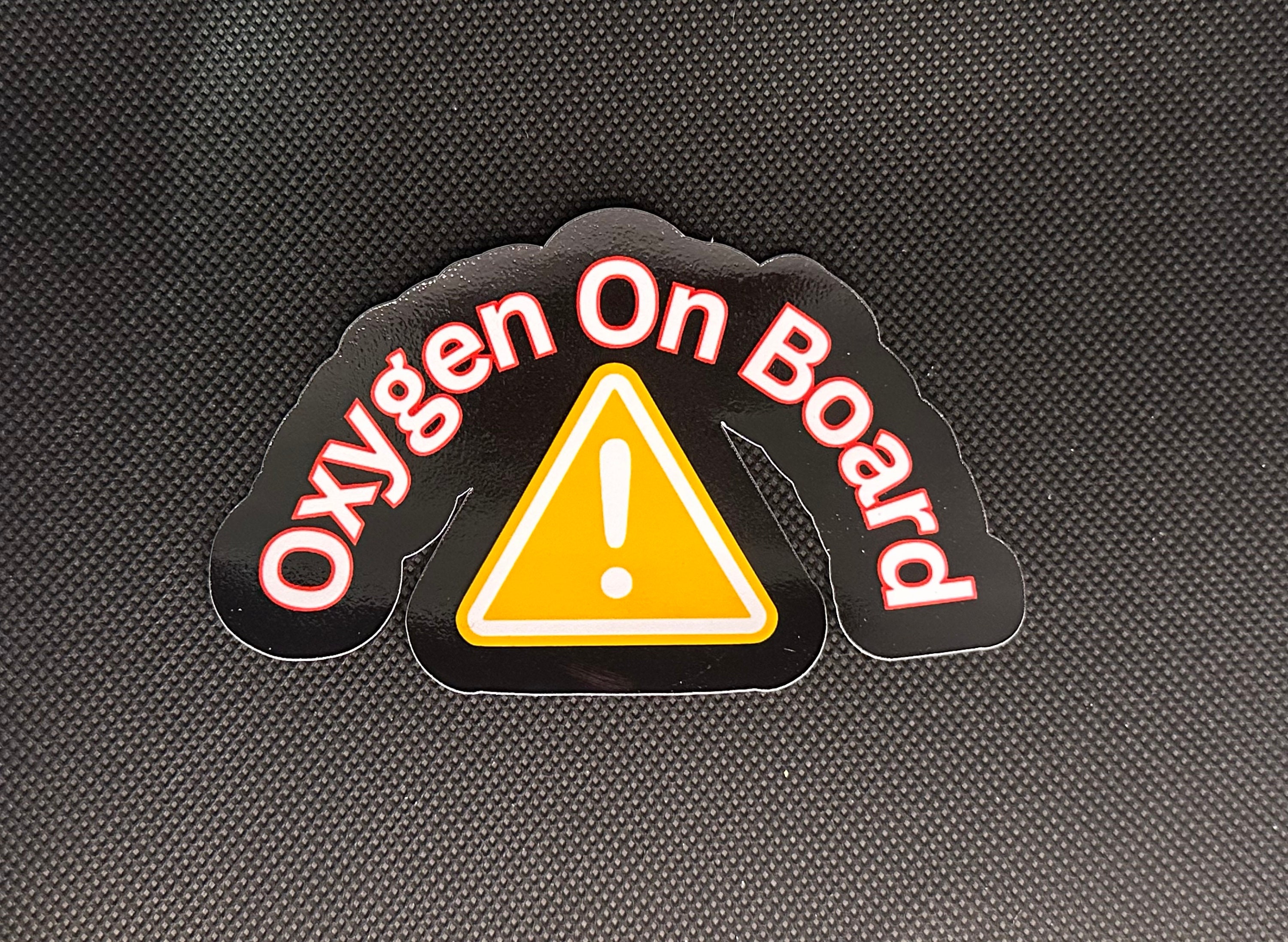 Oxygen on Board Sticker - Etsy