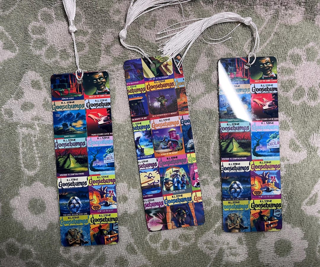 Goosebumps Metal Bookmarks - Etsy
