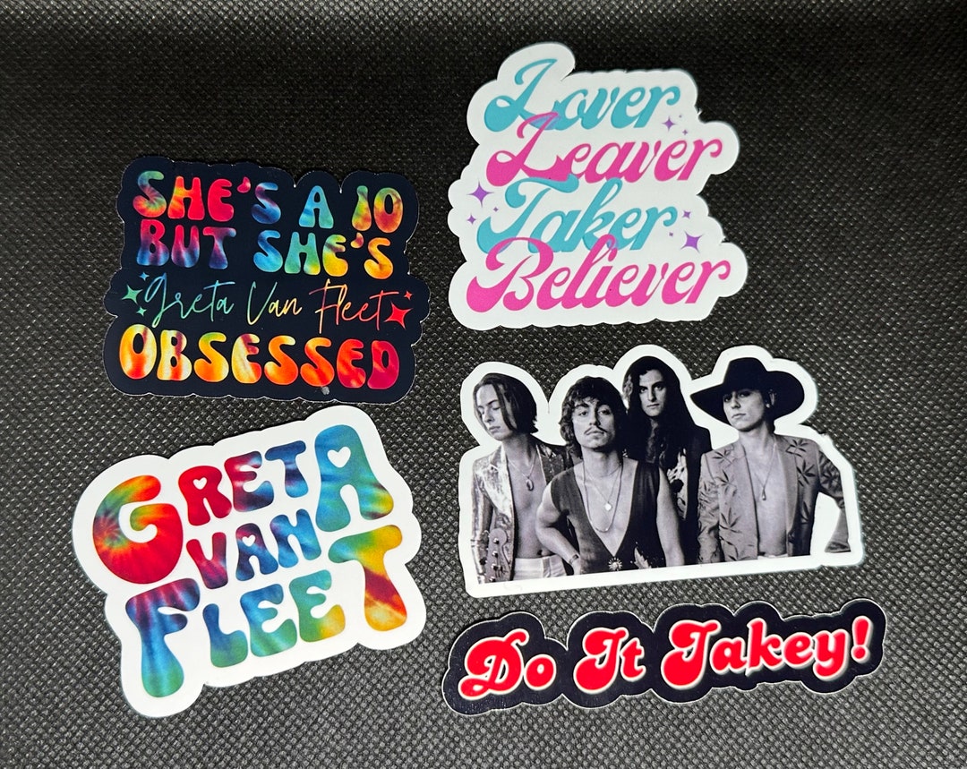 Greta Van Fleet Sticker Pack - Etsy