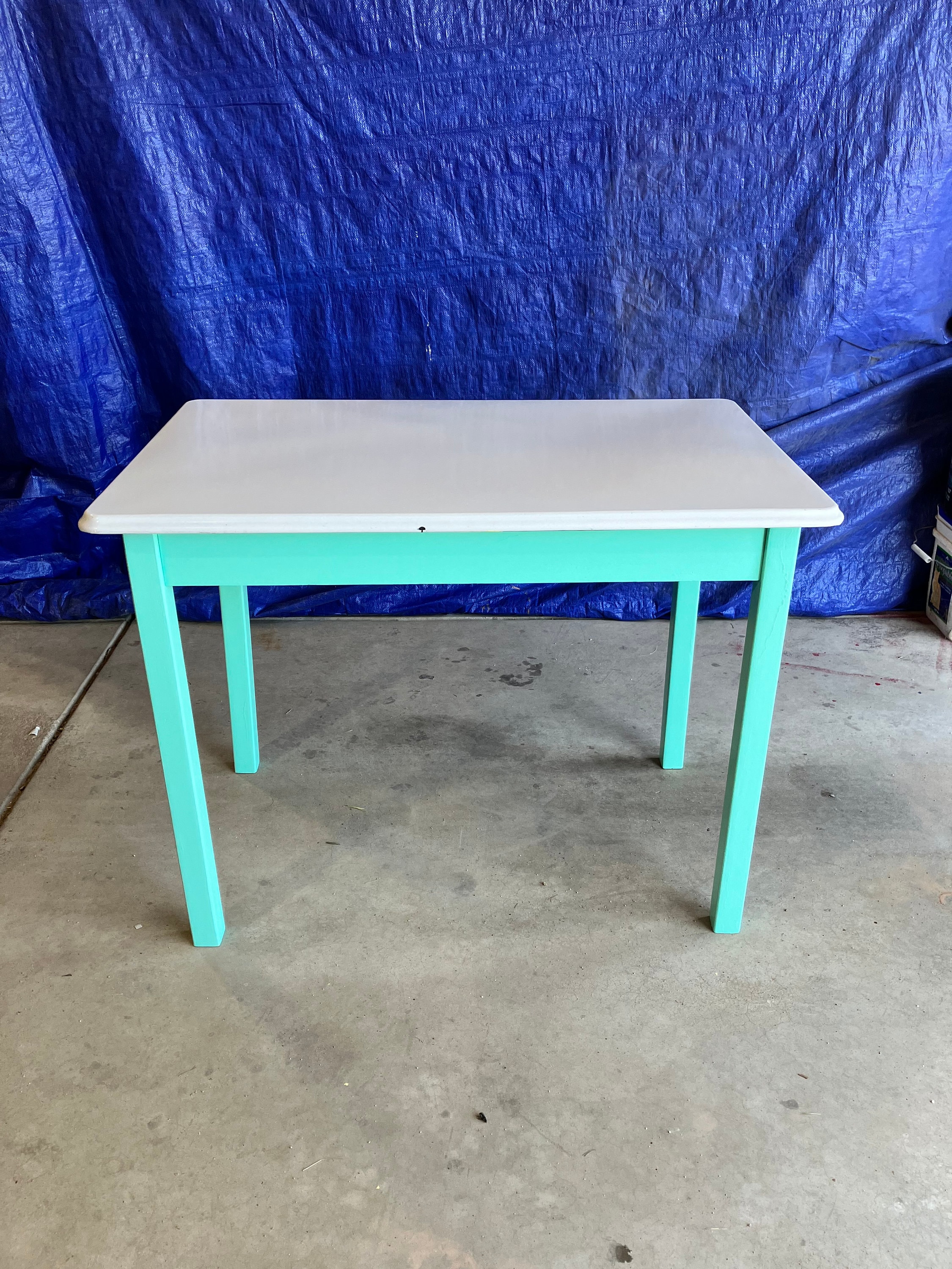 Vintage Antique White Porcelain Enamel Kitchen Table Top - Etsy