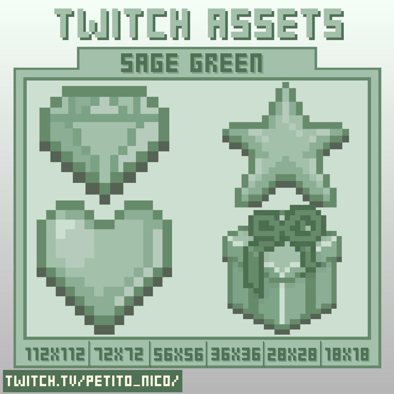 Pixel Ocean Twitch PACKAGE | Animated Overlay | Customisable | Emotes ...