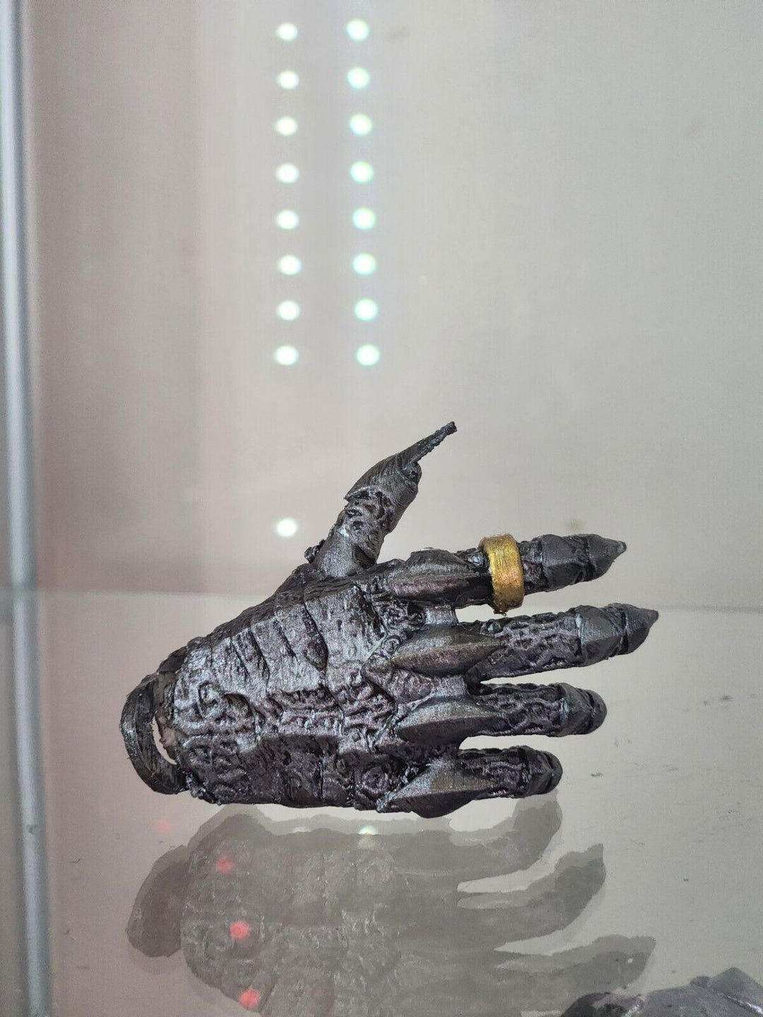 Evil Warlord Gaunlet Hand 3D Printed Keychain Collectible 2.5 Inches ...