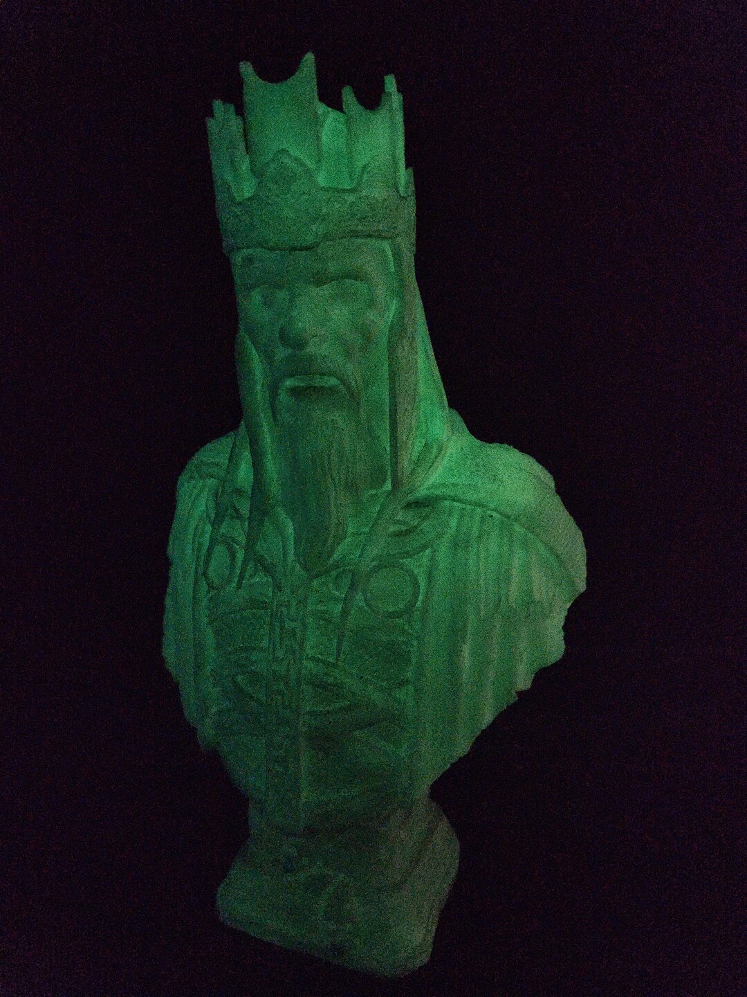 1/3 Ruler of the Ghosts Glow in the Dark 3D Printed Bust 13 Inches Tall ...