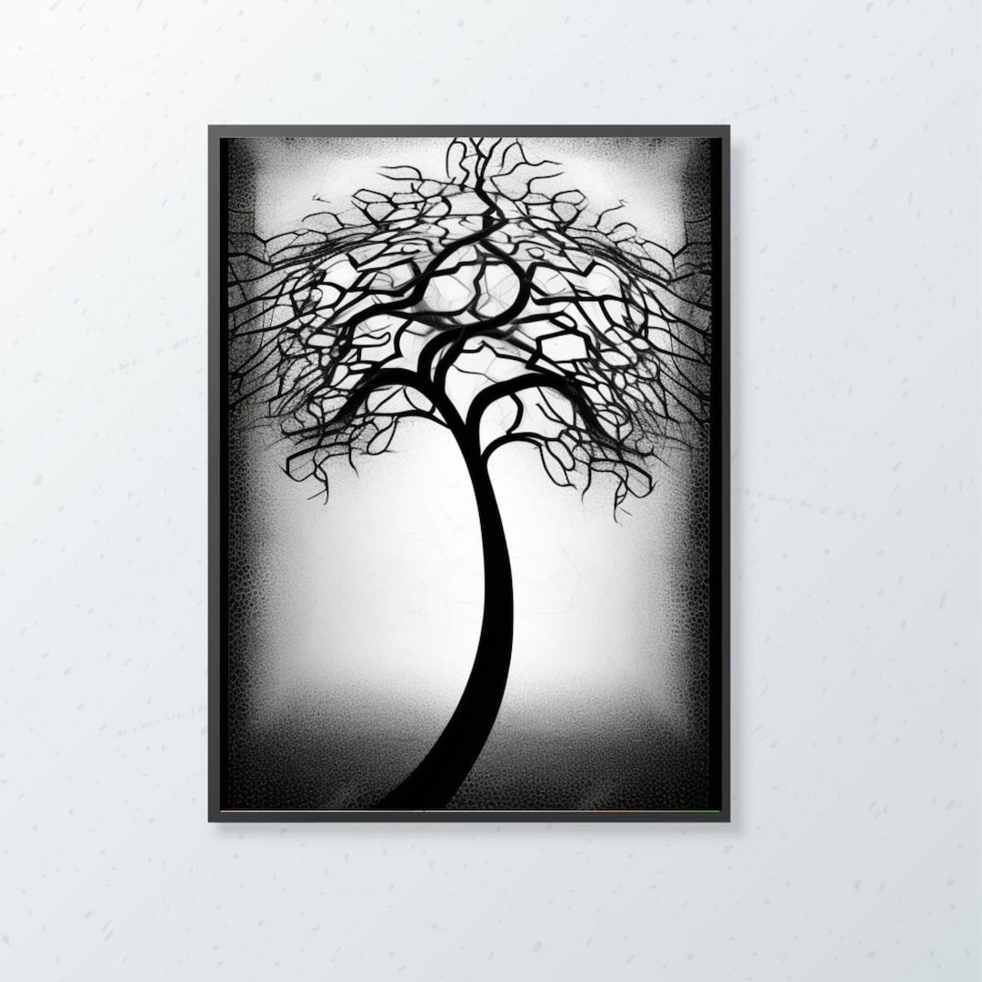 Tree Wall Art, Tree Wall Poster, Instant Download Wall Art Printable ...