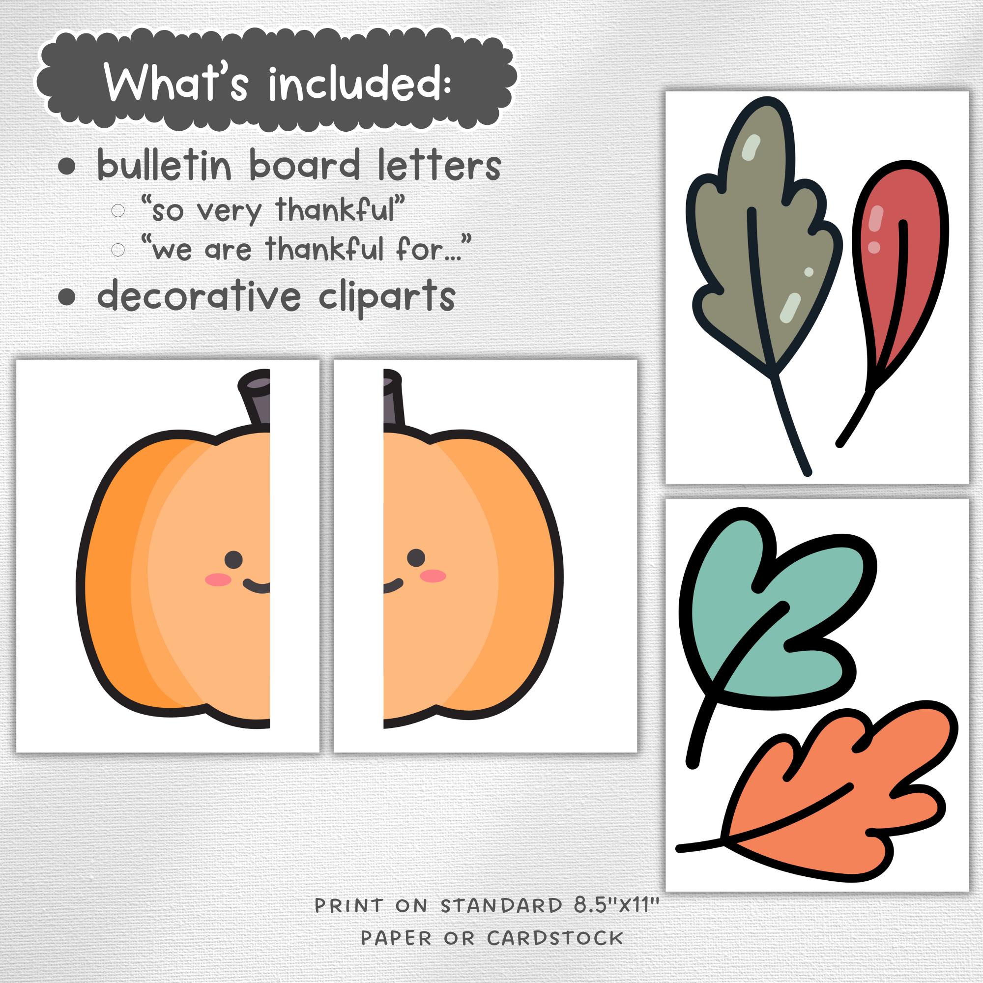 Thankful Bulletin Board, Fall Bulletin Board, Classroom Decor - Etsy