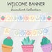 Classroom Welcome Banner, Classroom Decor, Printable, Succulent - Etsy