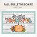 Thankful Bulletin Board, Fall Bulletin Board, Classroom Decor - Etsy