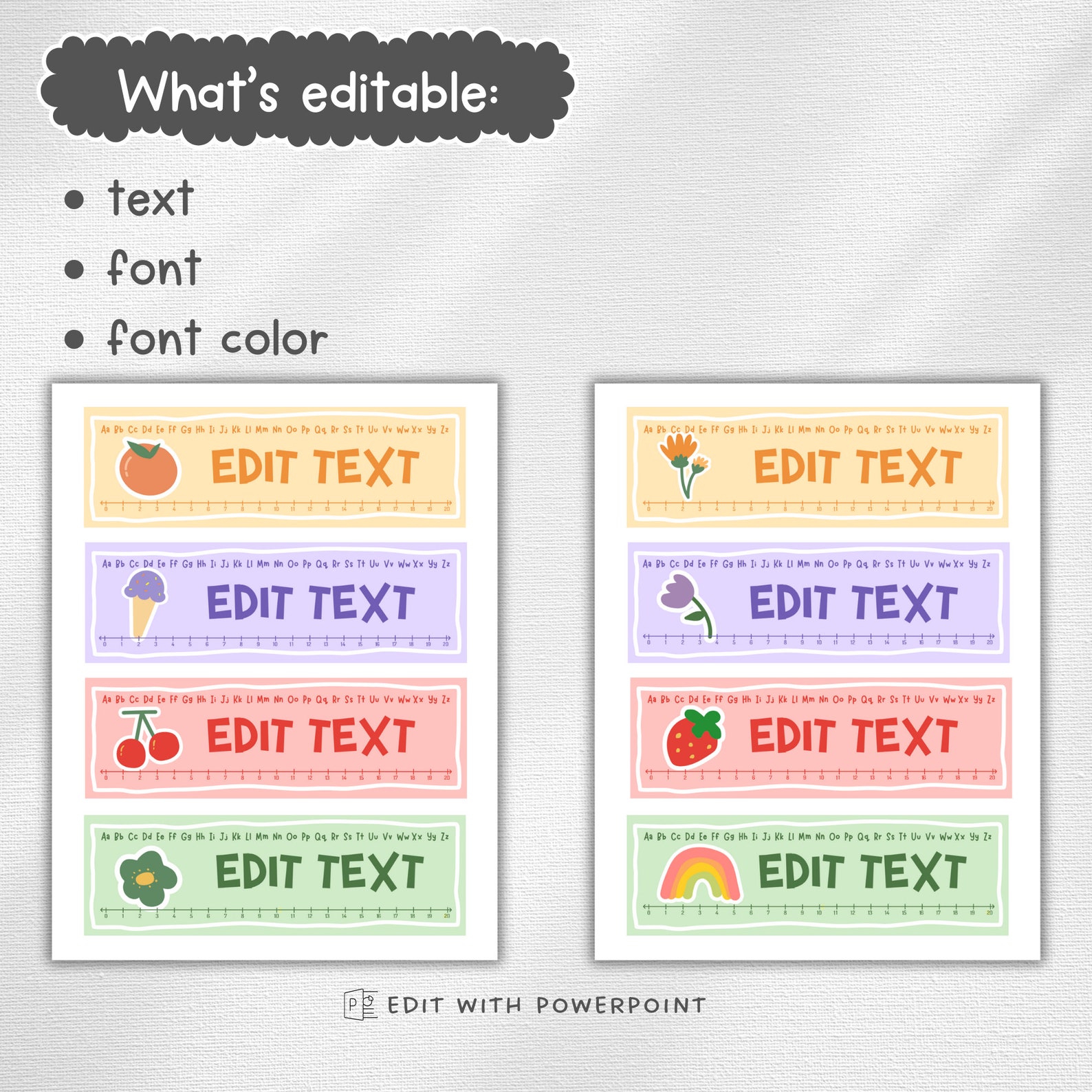 Student Desk Name Tags, Name Labels, Name Plate, Classroom Labels ...