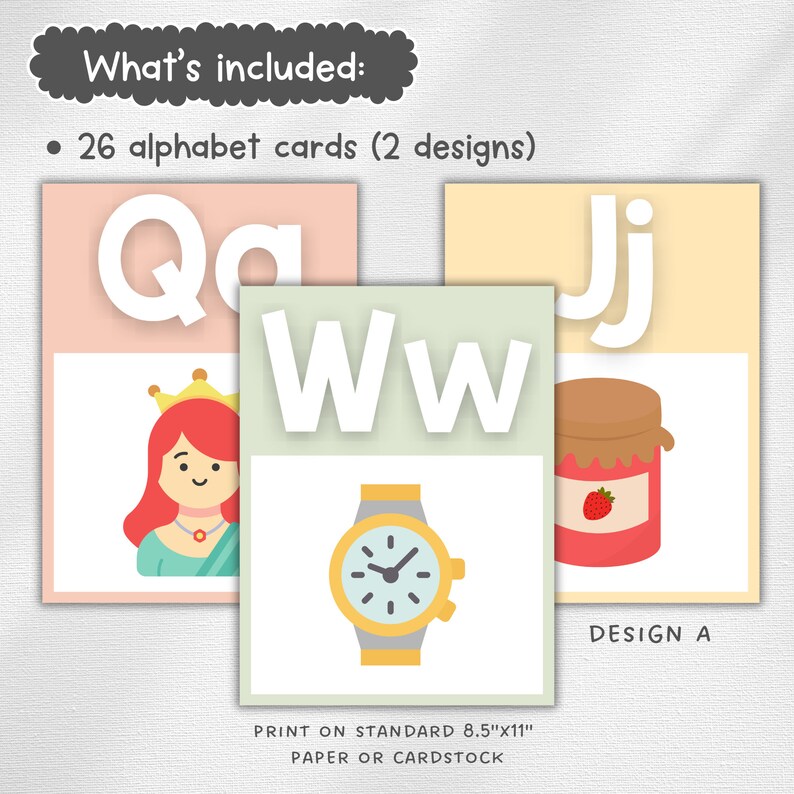 Alphabet Display, Alphabet Poster, Alphabet Cards, Classroom Decor ...