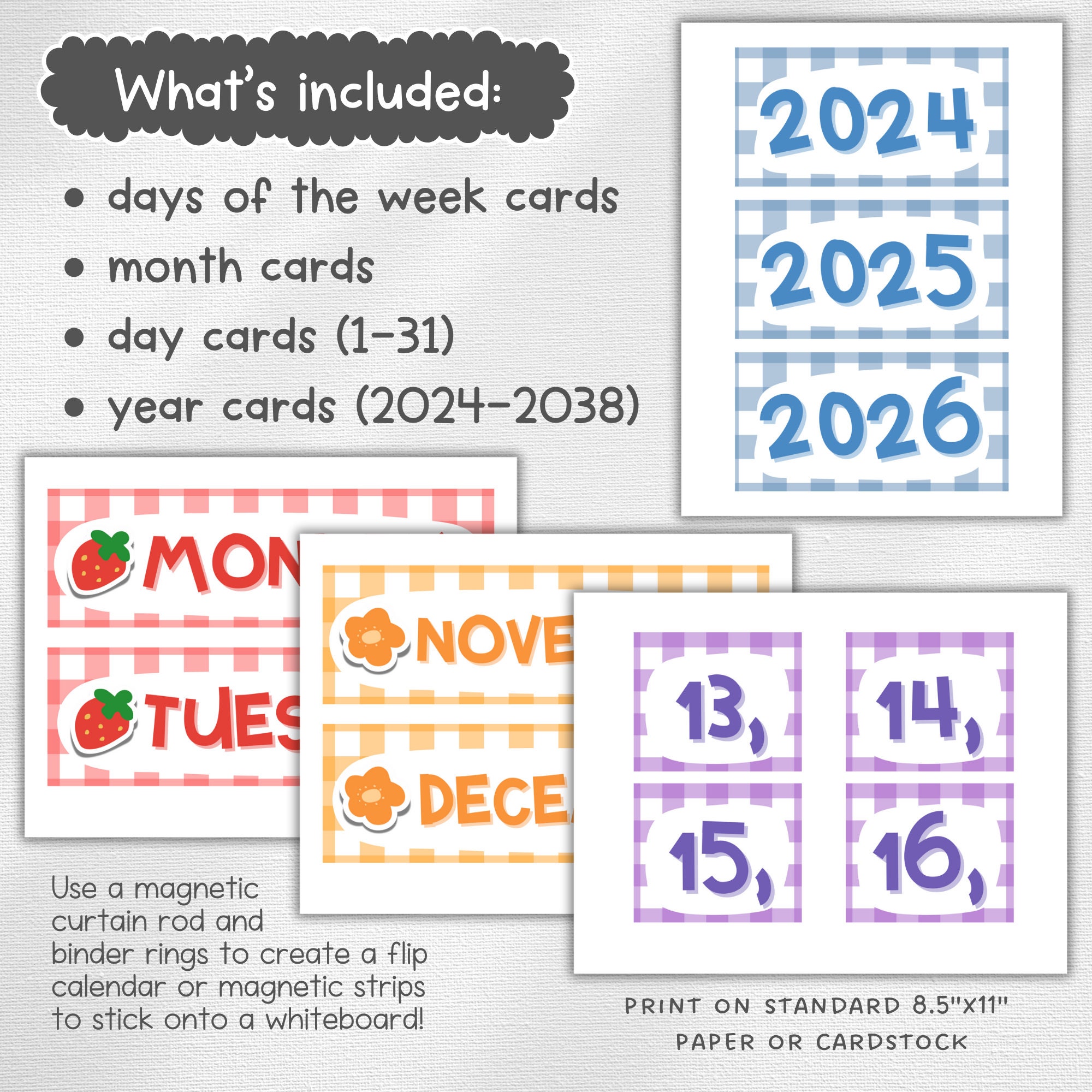 Classroom Flip Calendar, Classroom Decor, Printable, Spring - Etsy
