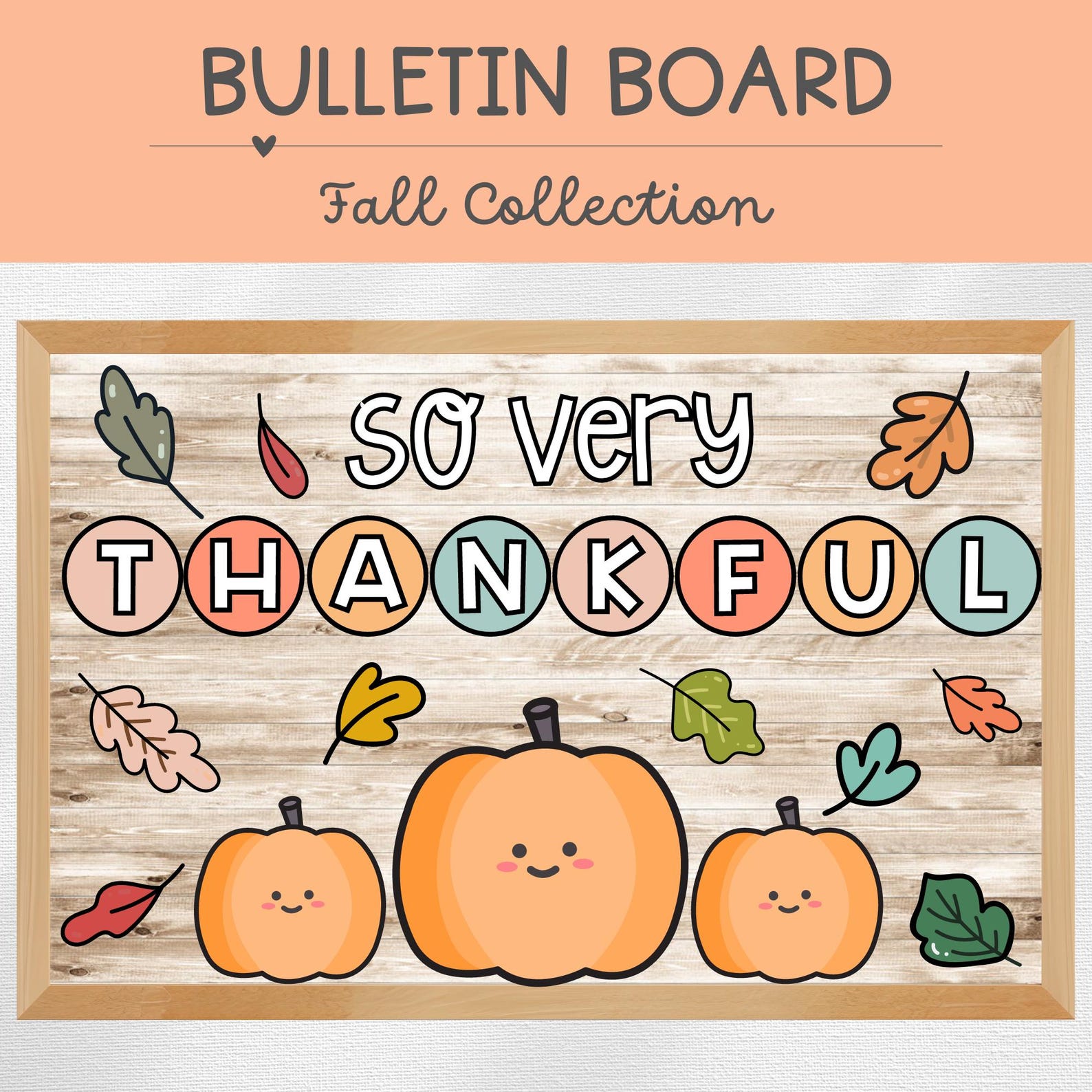 Thankful Bulletin Board, Fall Bulletin Board, Classroom Decor - Etsy
