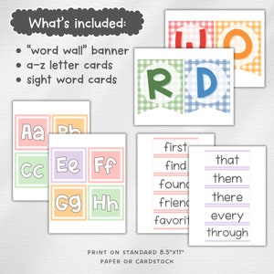 Classroom Word Wall, Sight Words Display, Editable, Spring - Etsy