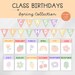 Classroom Birthday Display, Birthday Bulletin Board, Editable, Spring ...