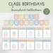 Classroom Birthday Display, Birthday Bulletin Board, Editable ...