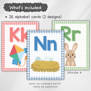 Alphabet Display, Alphabet Poster, Alphabet Cards, Classroom Decor ...