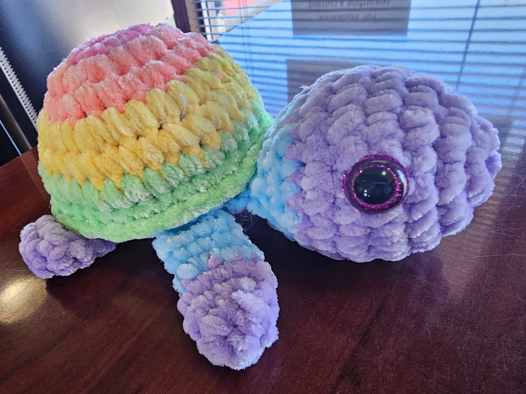 Rainbow Turtle - Etsy