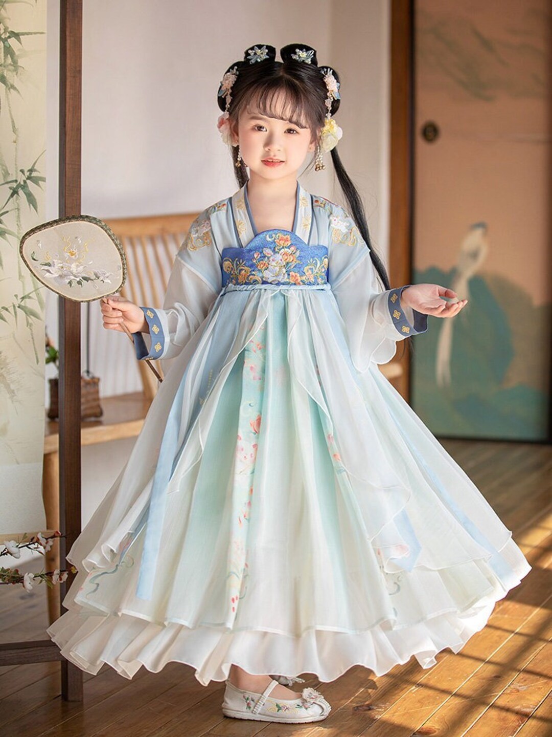 Bunny Chinese Hanfu Princess Dress Halloween Costume for Girls - Etsy