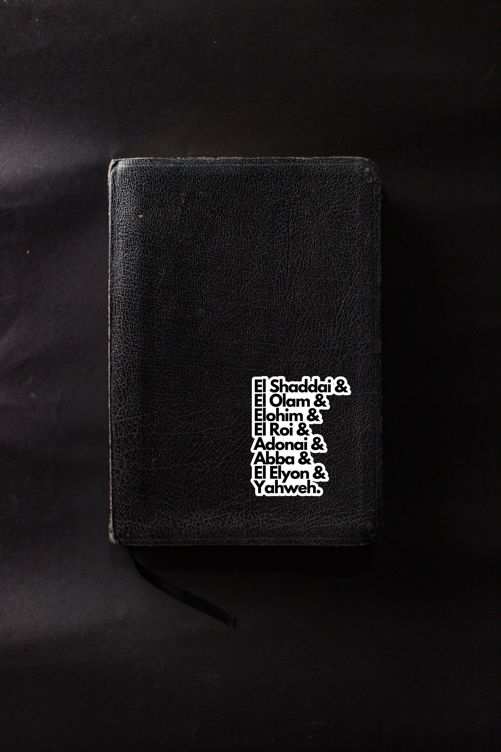 Names of God Christian Sticker - Bible Verse Decal, Faith-based Vinyl ...