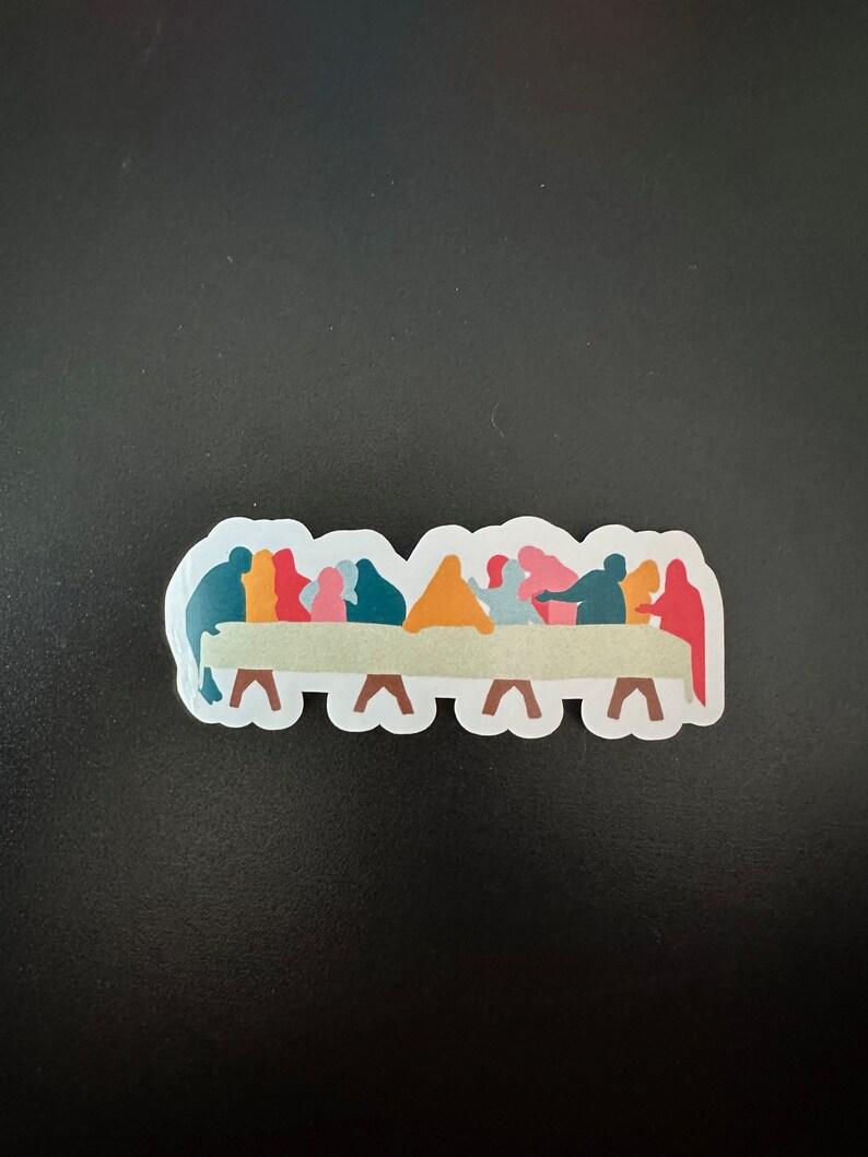 Jesus and Disciples Sticker | Last Supper Vinyl Decal | Jesus and ...