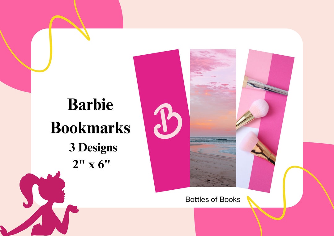 Barbie Bookmark Trio Printable at Home Bookworm Book Lover Reader ...
