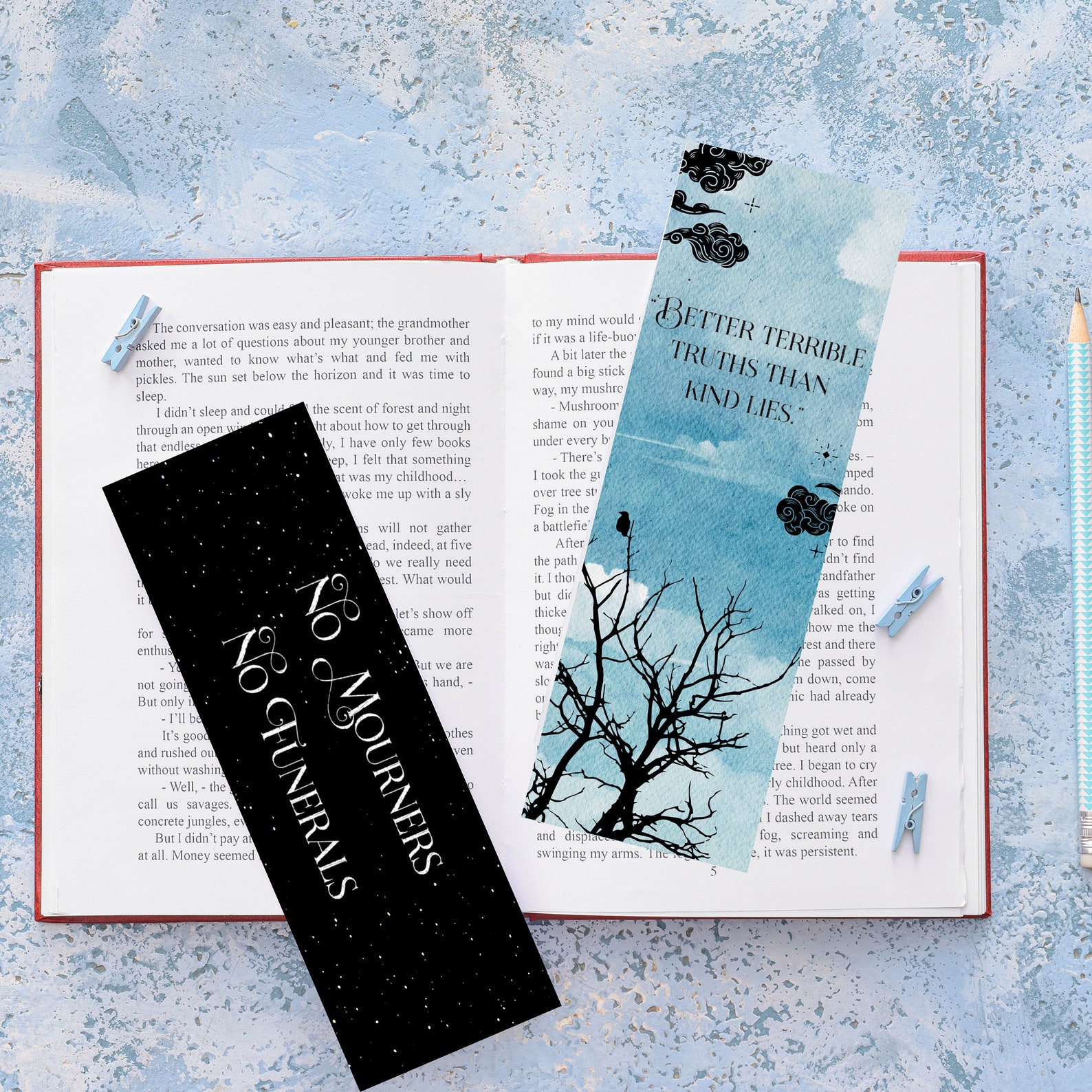 Six of Crows Bookmarks Set of 5 Printable at Home - Etsy