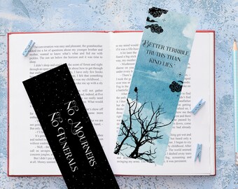 Six of Crows Bookmarks Set of 5 Printable at Home Instant Download ...