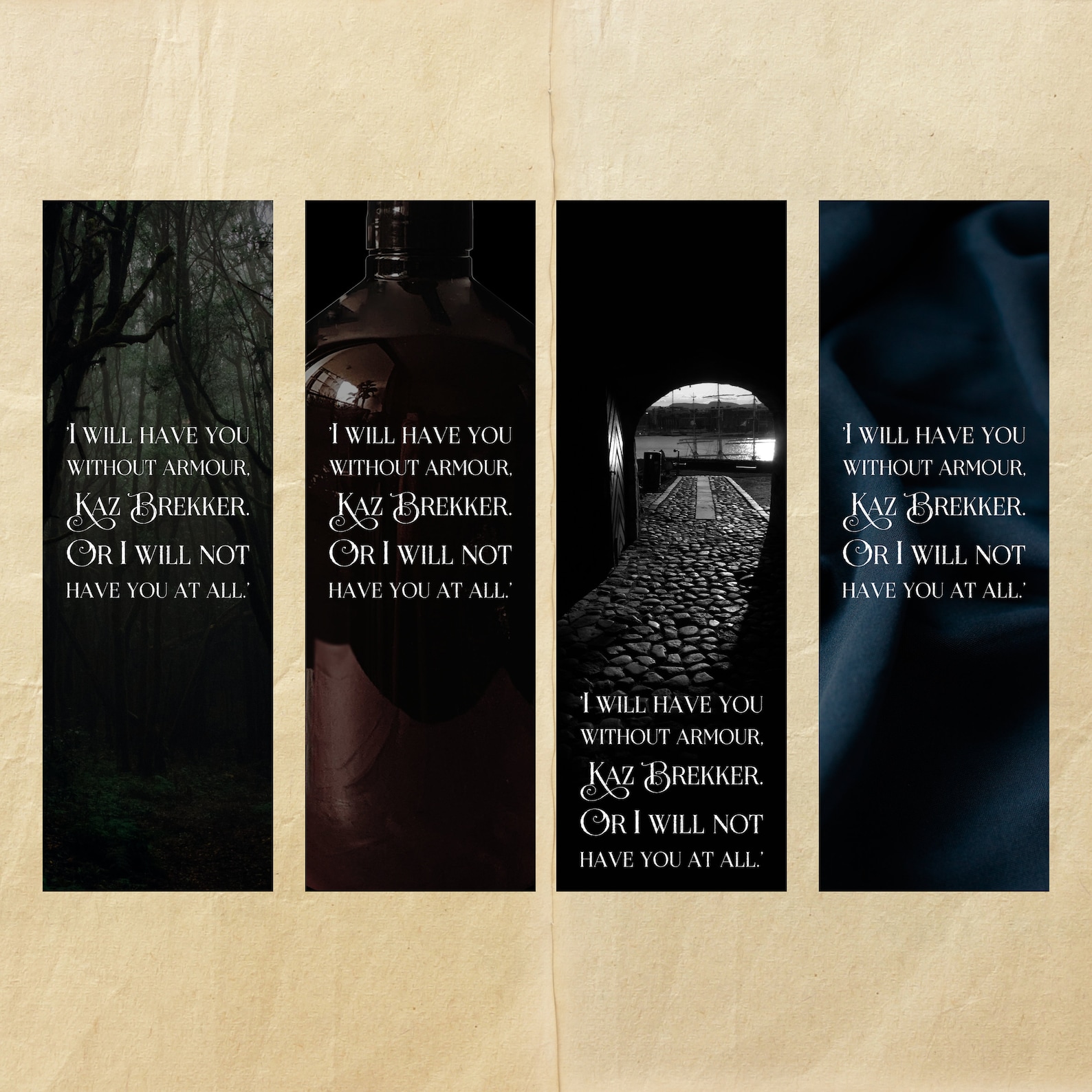 Six of Crows Bookmarks Kaz Brekker Set of 8 Printable at - Etsy