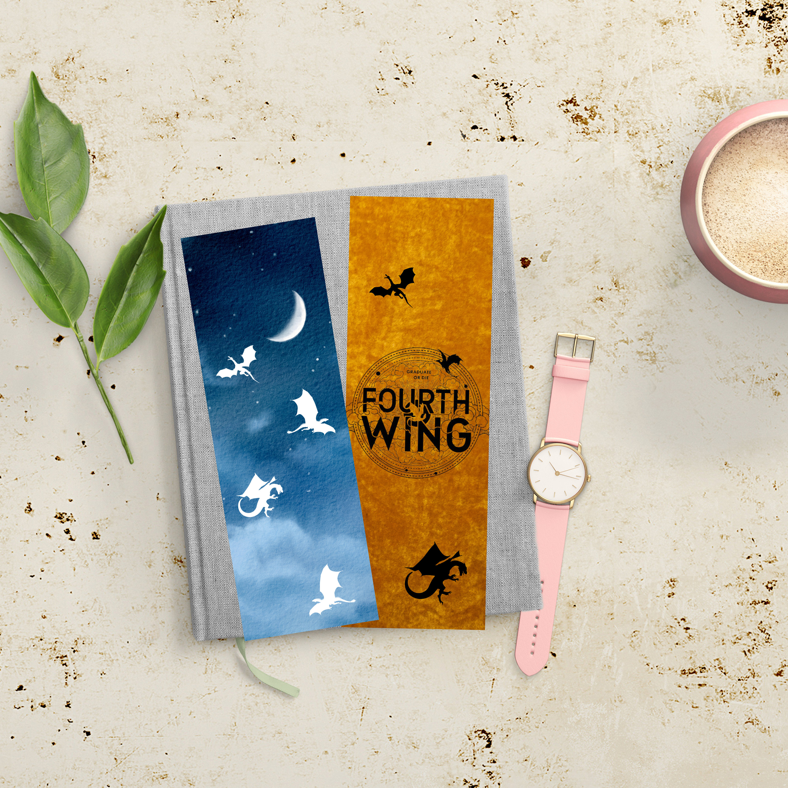 Fourth Wing Bookmark Printable Bookmark Fantasy Bookmark - Etsy