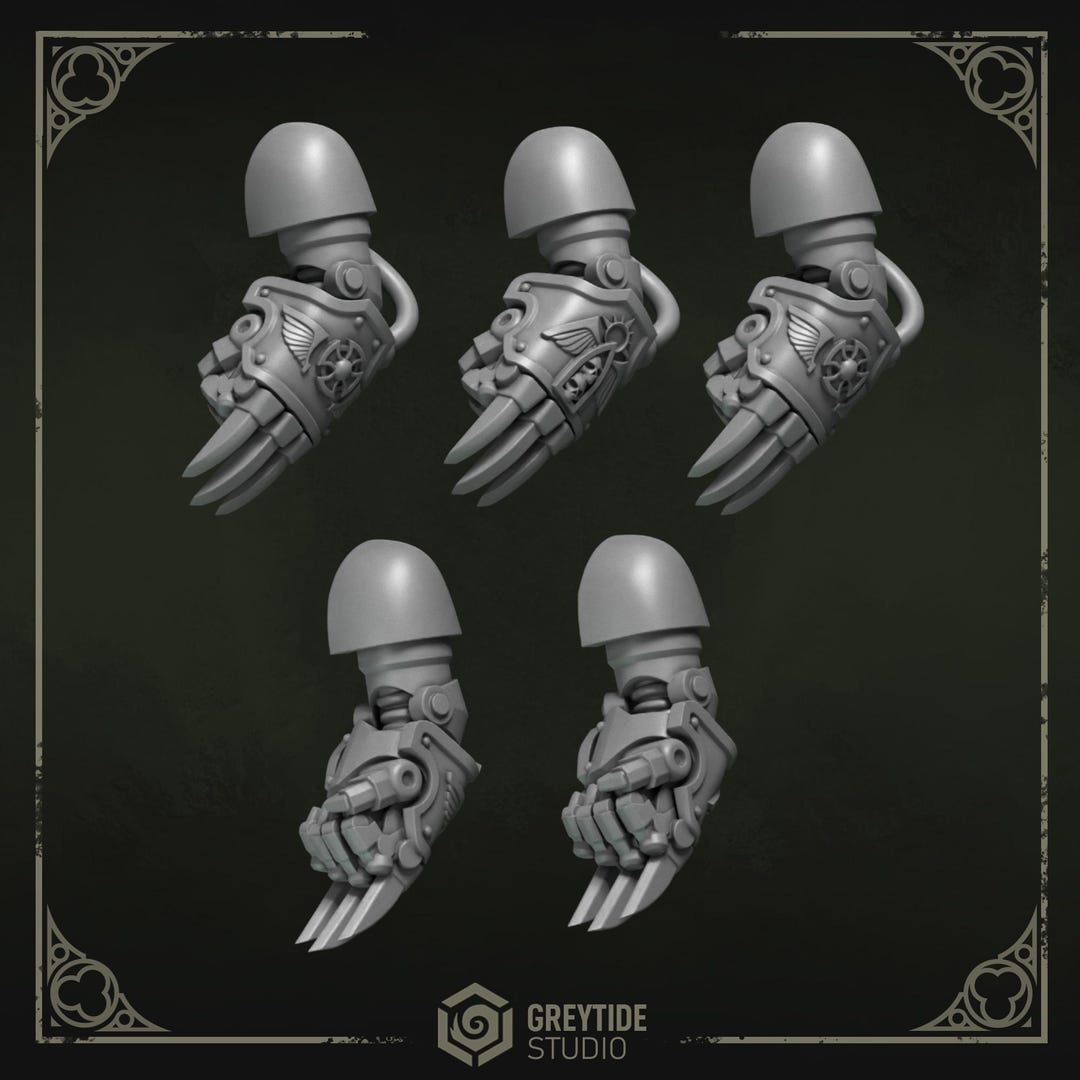 BIG Claw Fists | Set of 5 Pieces | Greytide Studio - Eternal Pilgrims ...
