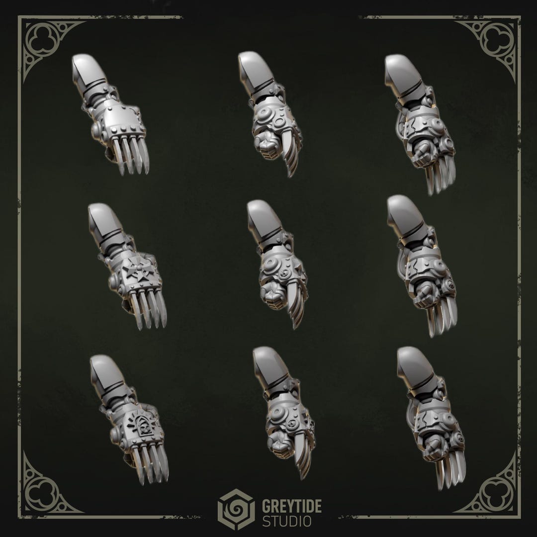 Claws | Set of 10 Pieces | Greytide Studio - Eternal Pilgrims | 12K ...